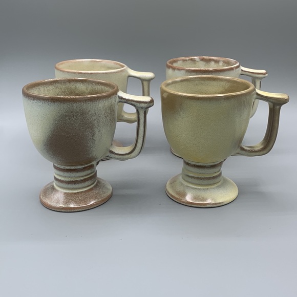 Frankoma | Dining | Vintage Mcm Frankoma Desert Gold C3 Pedestal Coffee ...